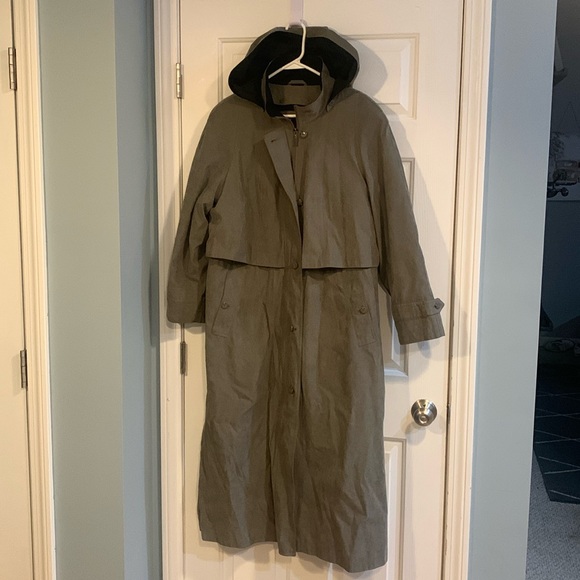 fleet street | Jackets & Coats | Fleet Street Long Hooded Trench Coat ...